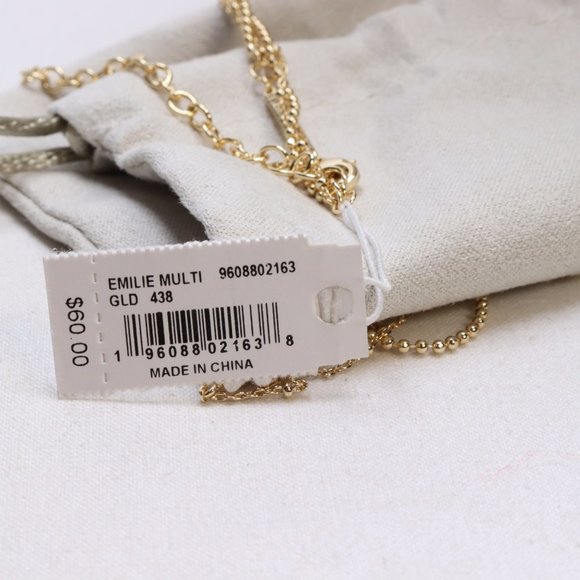 Kendra Scott | Jewelry | Kendra Scott Gold Tone Emilie Multi Strand ...